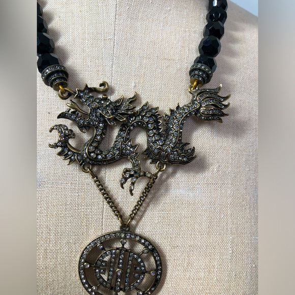 Heidi Daus | Jewelry | Heidi Daus Dragon Black Necklace Hot To Trot ...